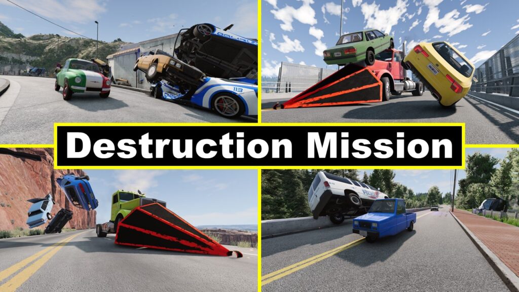 【BeamNG Mod紹介】Destruction Mission